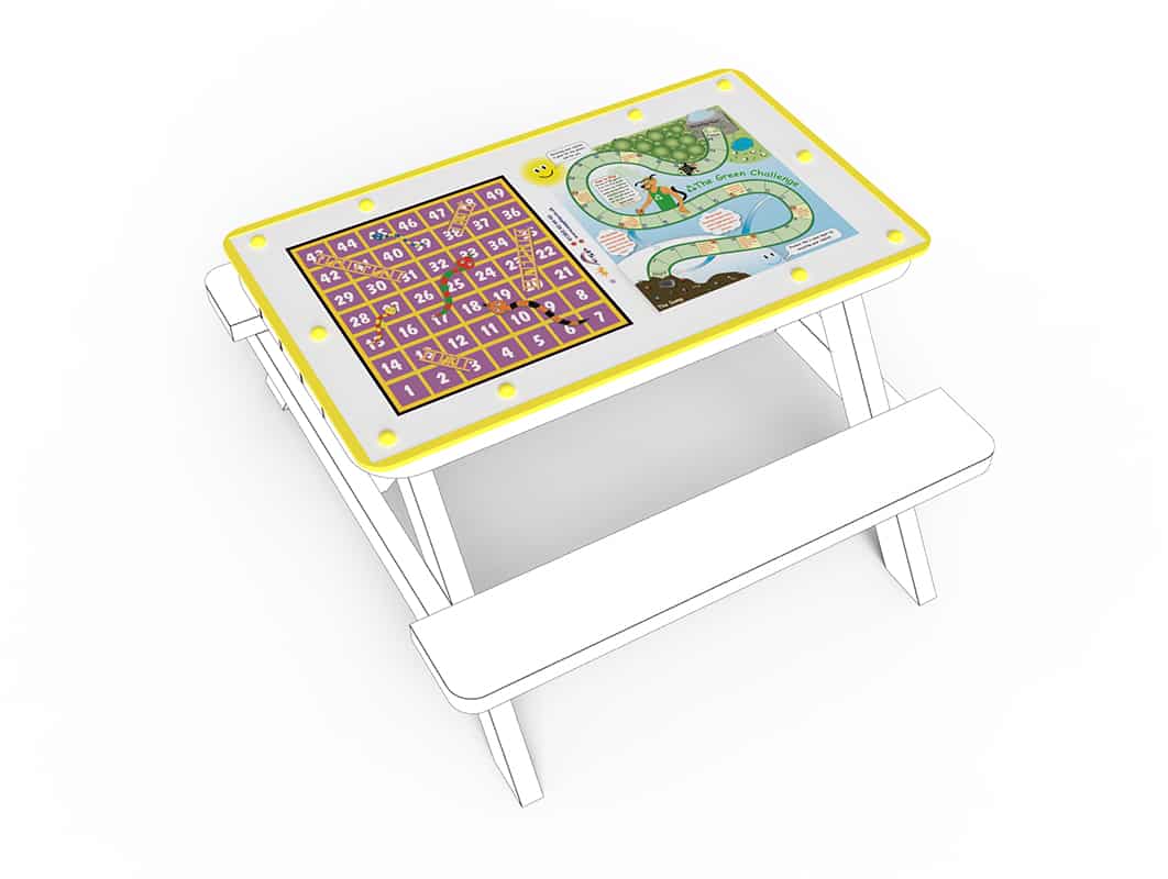 Table Top Snakes & Ladders & Green Challenge - incl Pieces - ESP Play