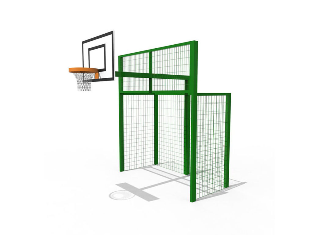 Recessed MUGA Goal End | Steel Multi Goal | Multi Sports